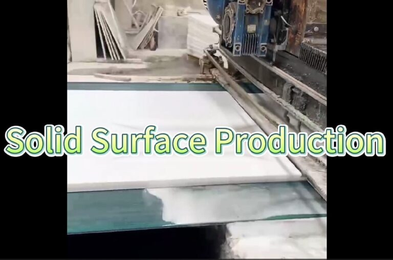 The Process of Acrylic Solid Surface Sheet Production | Eshine Solid ...